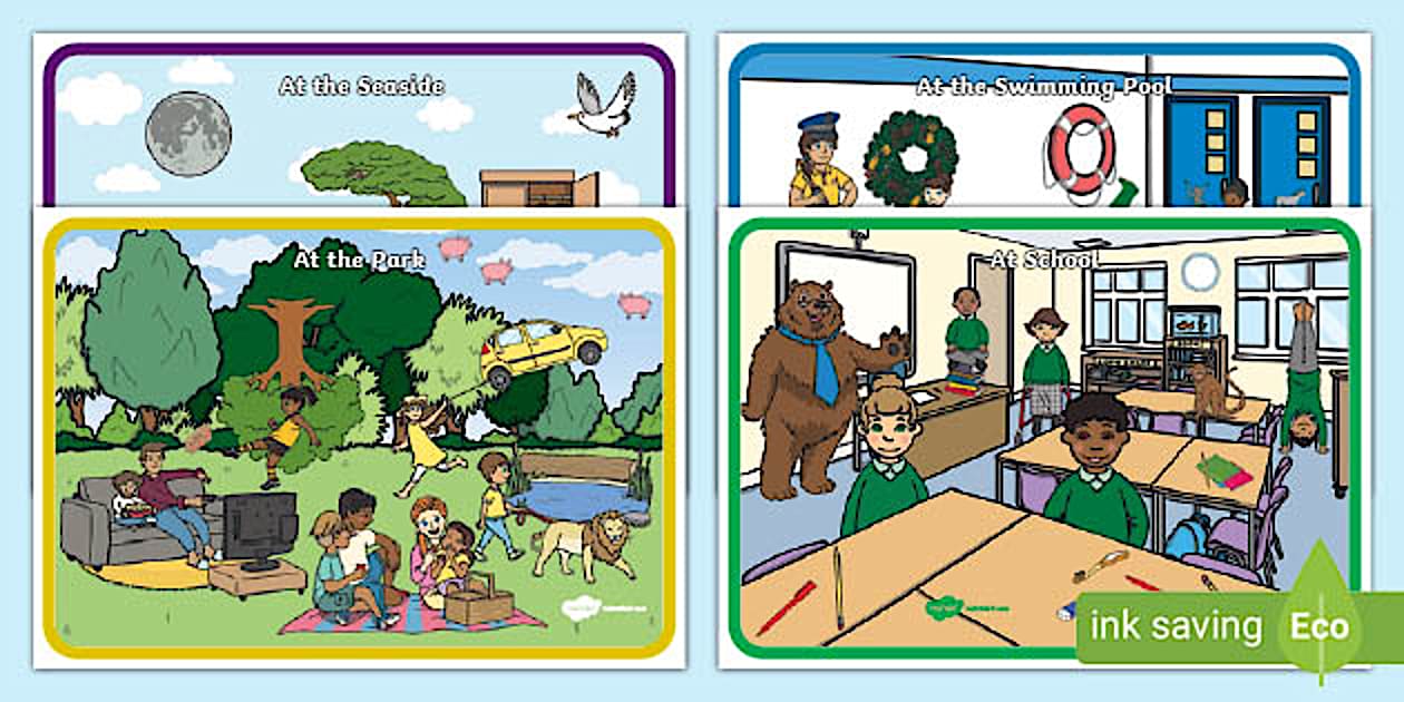 Editable Spot What's Wrong Cards (teacher made) - Twinkl