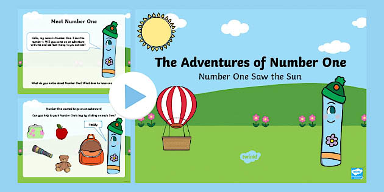 👉 The Adventures of Number One PowerPoint (teacher made)