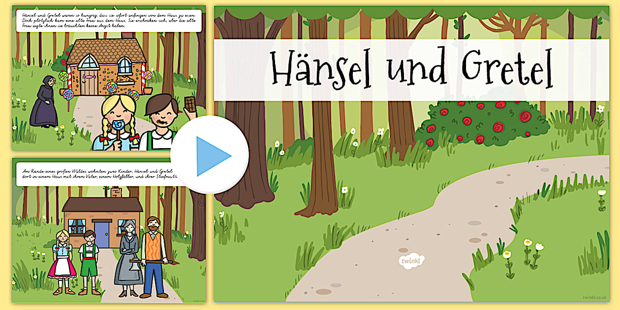 Hänsel und Gretel Märchen PowerPoint (teacher made)
