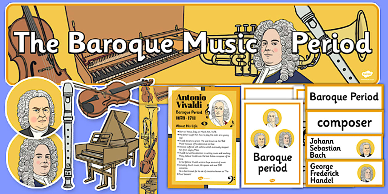 Baroque Period Music Display Pack (teacher made) - Twinkl