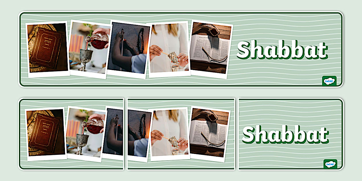 Shabbat Photo Display Banner (teacher made) - Twinkl