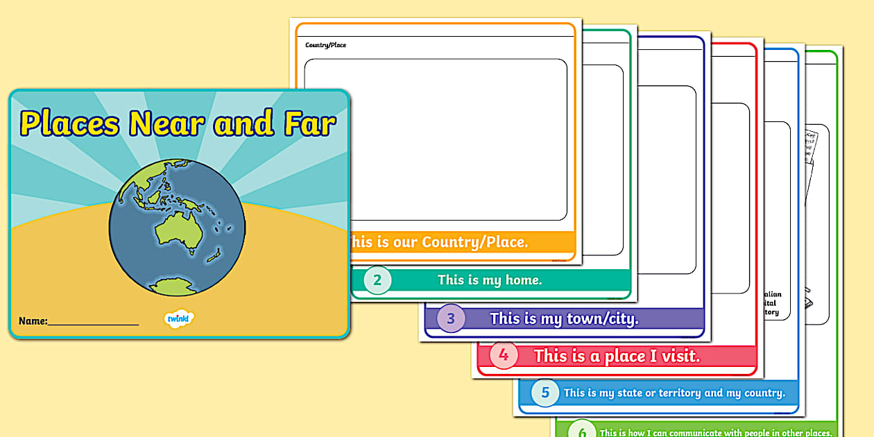 Places Near and Far Assessment Task (teacher made) - Twinkl