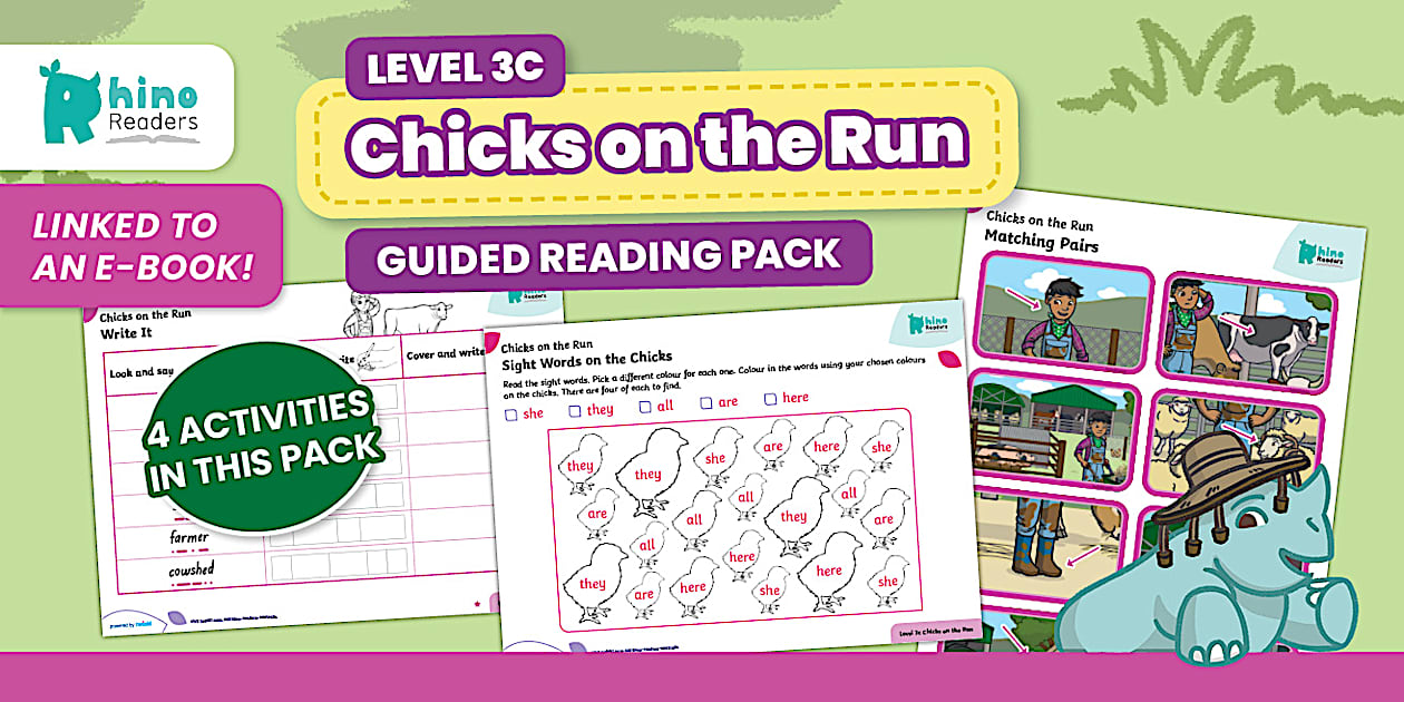Level 3c Chicks on the Run Guided Reading Pack