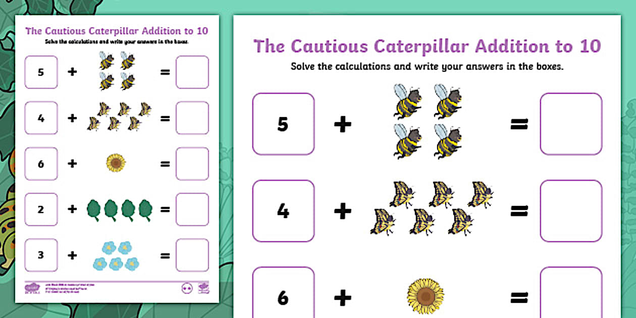 Printable Addition Worksheets with Pictures | Primary Maths