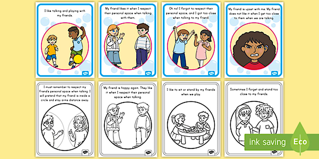 Social Situations: Personal Space Posters