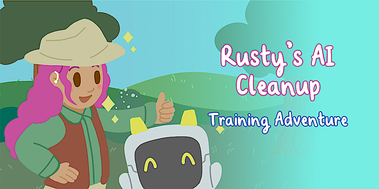 Rusty’s AI Clean Up Game | Twinkl Go!