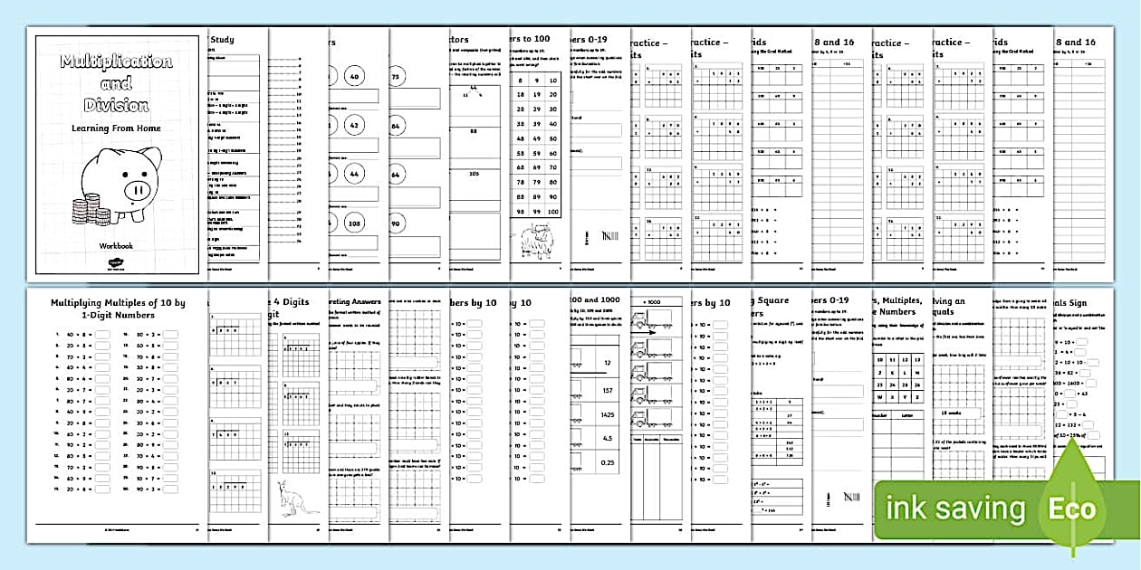Maths Sheets for Year 5 | Home-learning | Booklet & Answers