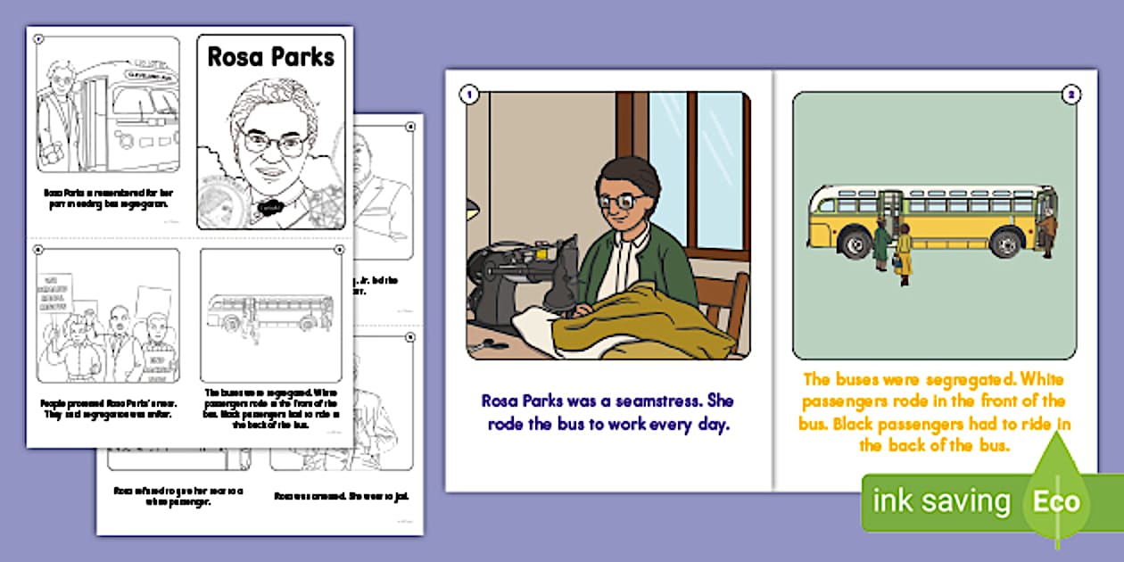 Rosa Parks Emergent Reader | Teaching Resource | Twinkl