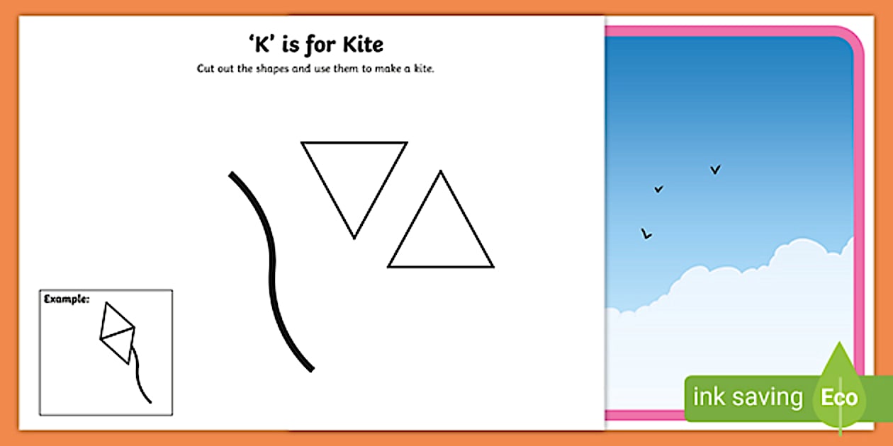 'K' Is for Kite Craft Activity | Twinkl (teacher made)