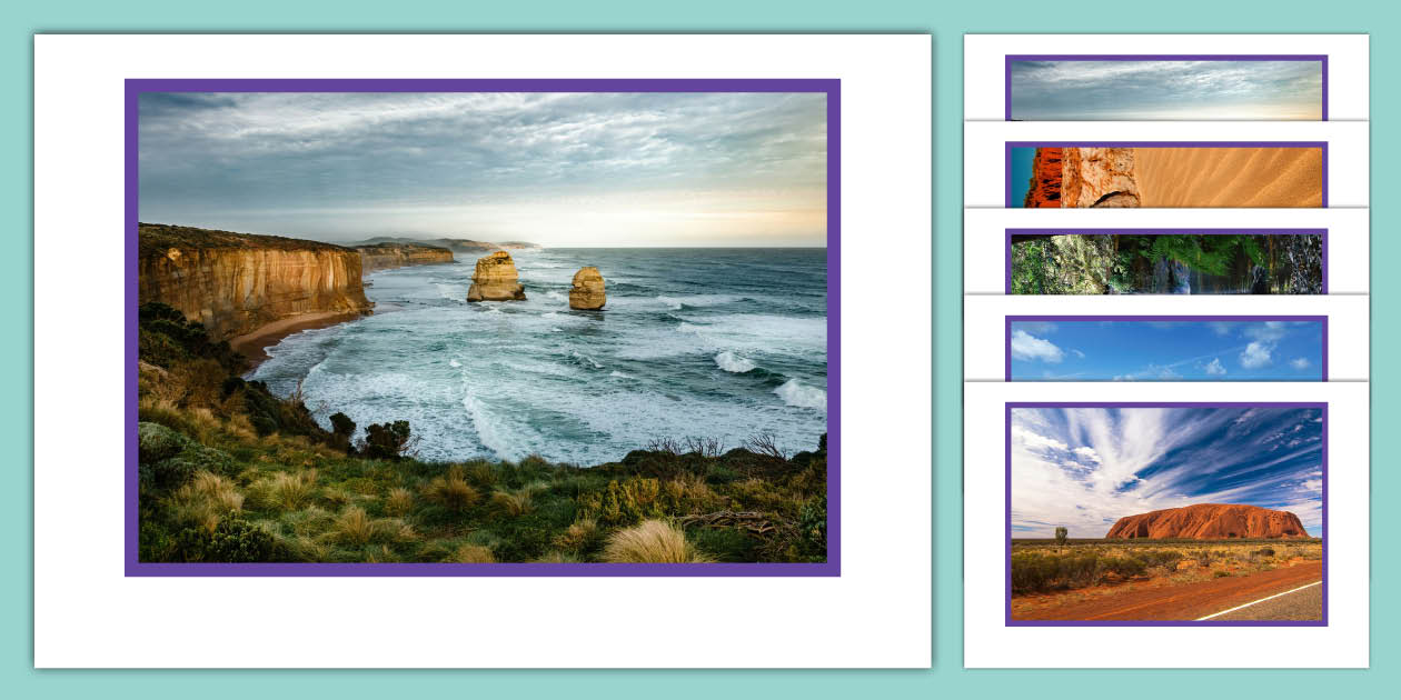 Australian Landscapes Display Photos (teacher made) - Twinkl