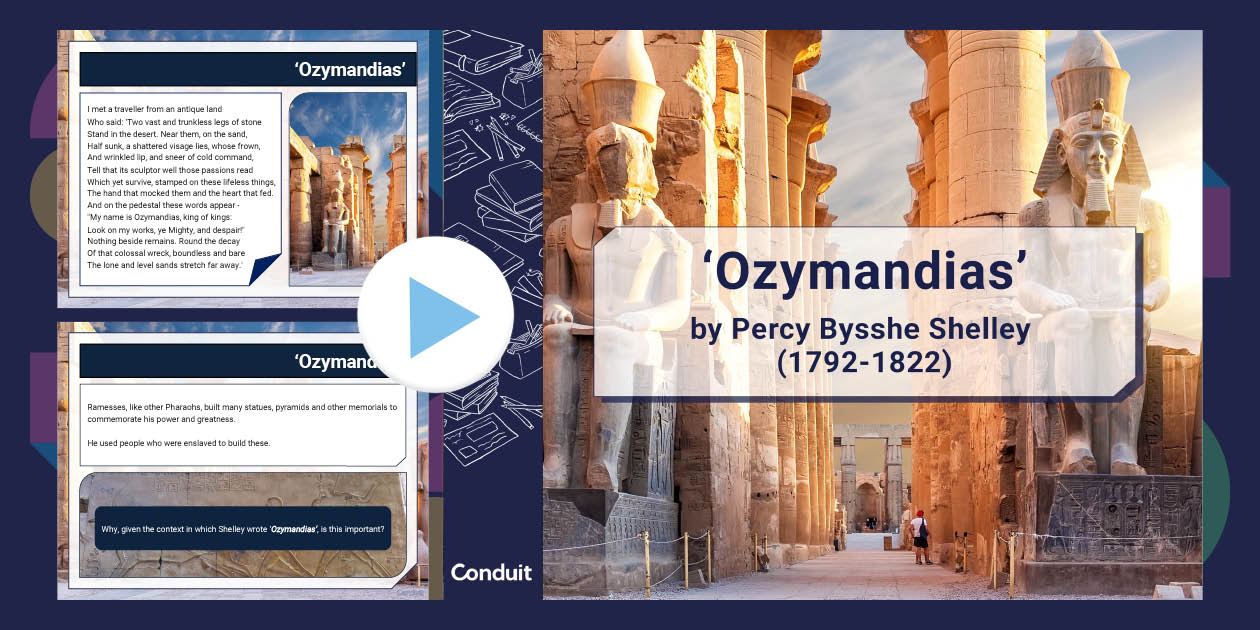 'Ozymandias' by Percy Bysshe Shelley: PowerPoint