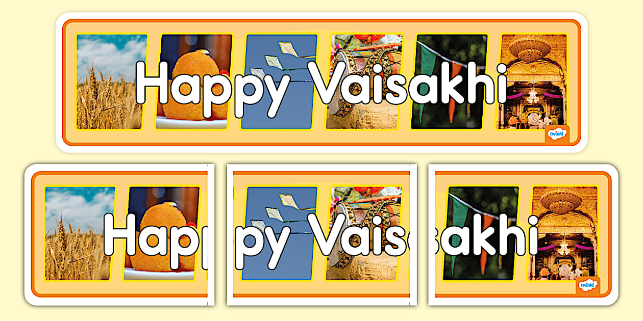 Vaisakhi Photo Display Banner (teacher made) - Twinkl