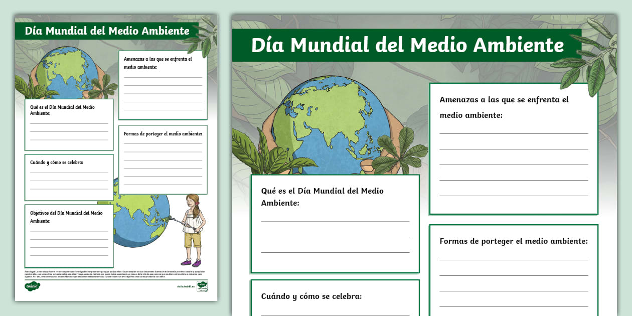 Ficha de investigación: Día Mundial del Medio Ambiente
