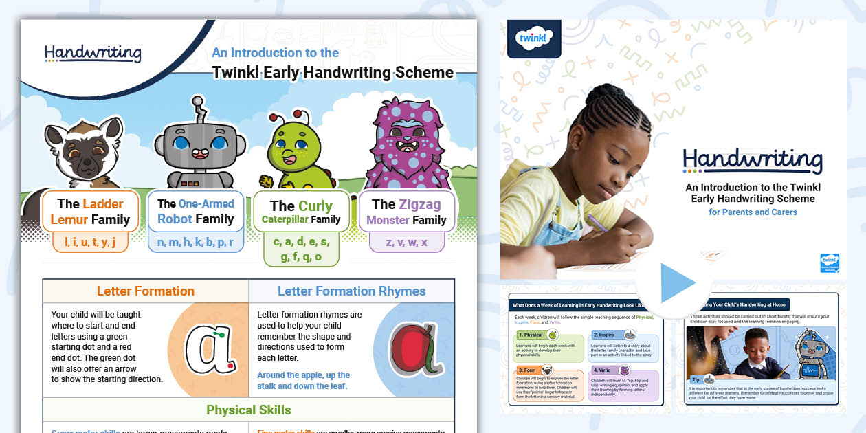 Early Handwriting Parent Workshop Pack