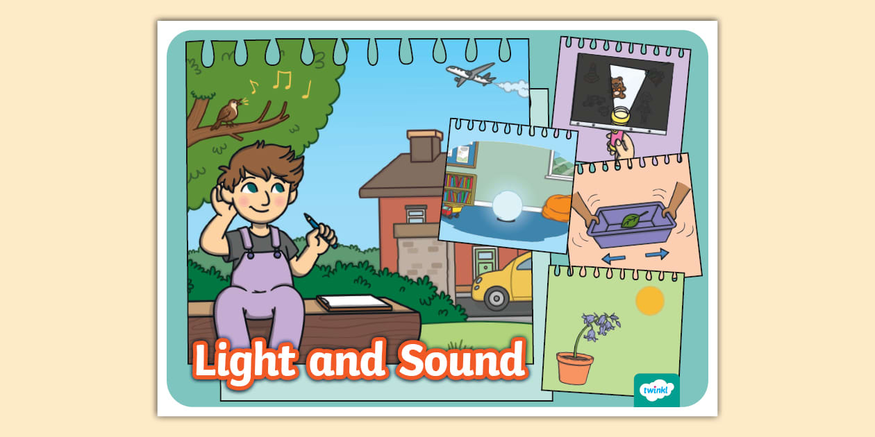 Light and Sound Display Poster (teacher made) - Twinkl