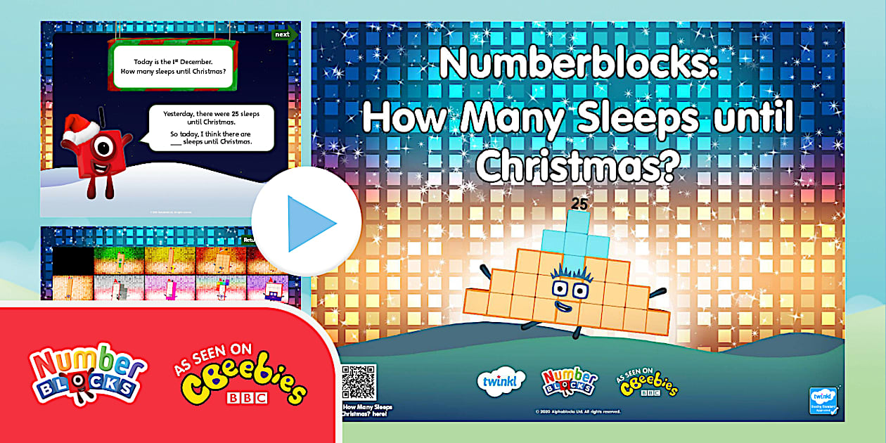 FREE! - 👉 Numberblocks: How Many Sleeps Until Christmas PowerPoint