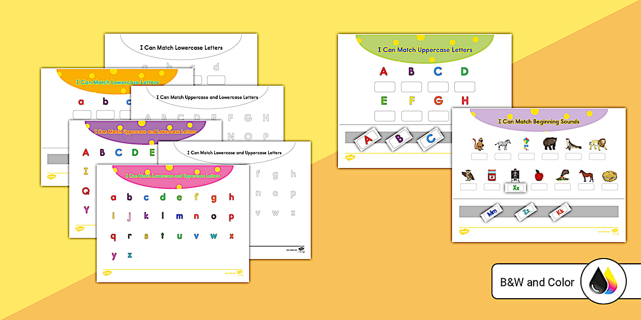 Alphabet Adapted Work Activities for Special Education