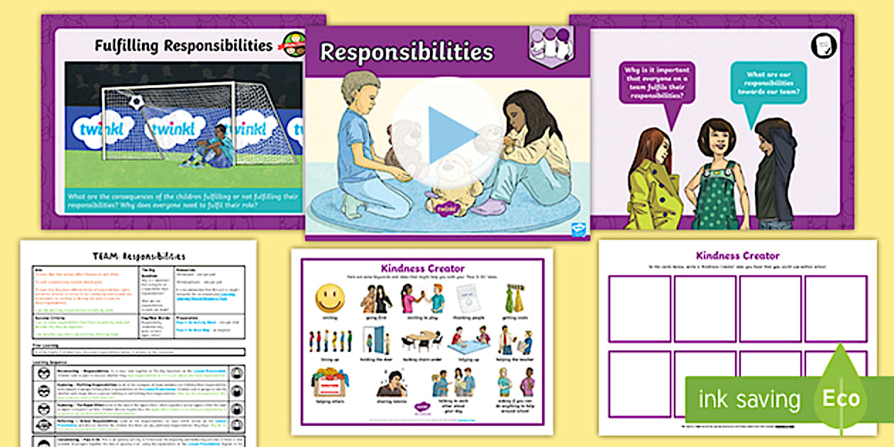 PSHE: LKS2 TEAM - Lesson Pack 6 - Twinkl