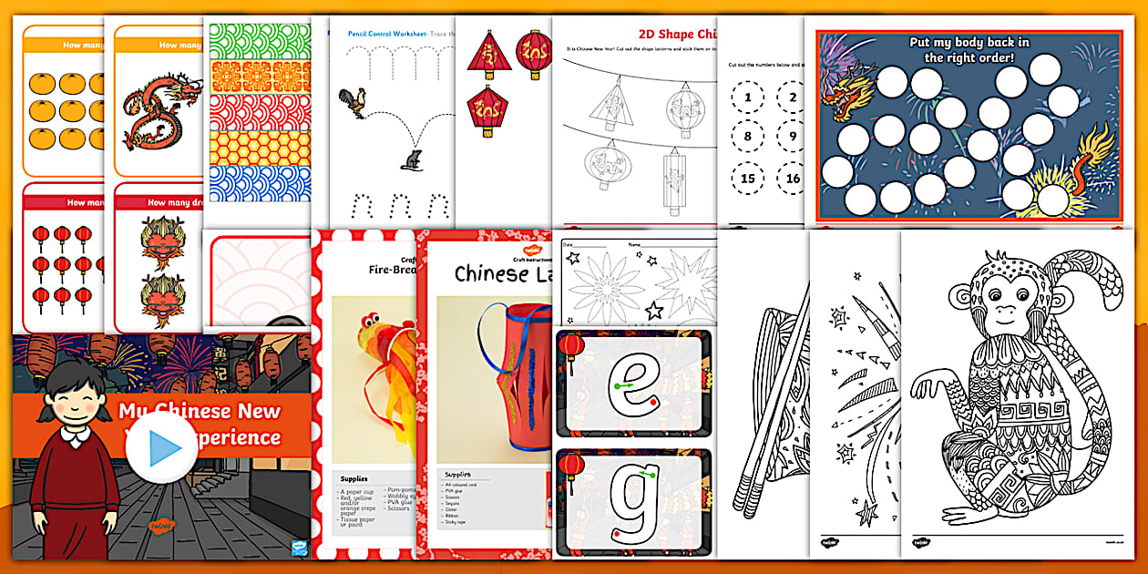 Chinese New Year Activity Pack (Teacher-Made) - Twinkl