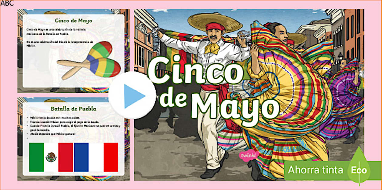 PowerPoint: Batalla del Cinco de Mayo (teacher made)