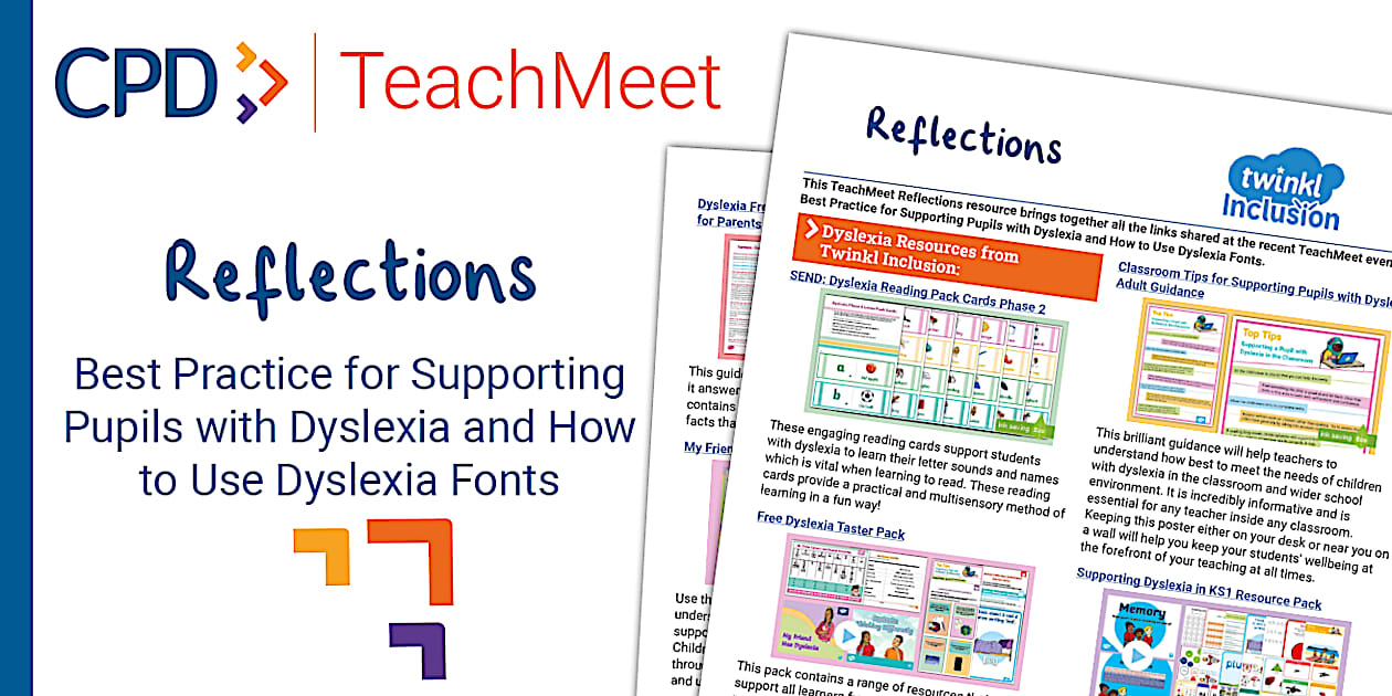 TeachMeet Reflections - Best Practice for Supporting Pupils with ...