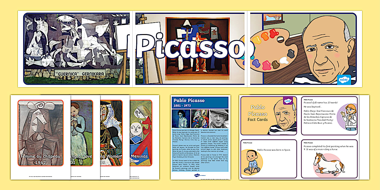 Pablo Picasso - Art Inspiration Pack (teacher made) - Twinkl