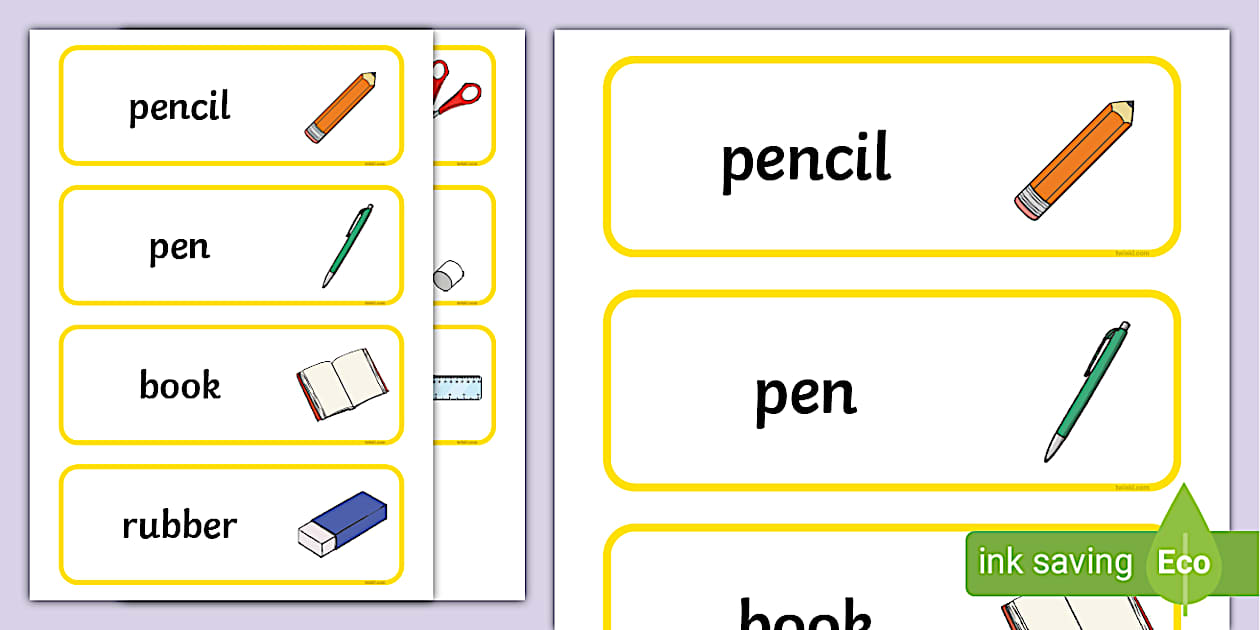 Classroom Objects - List of Things in a Classroom - Twinkl