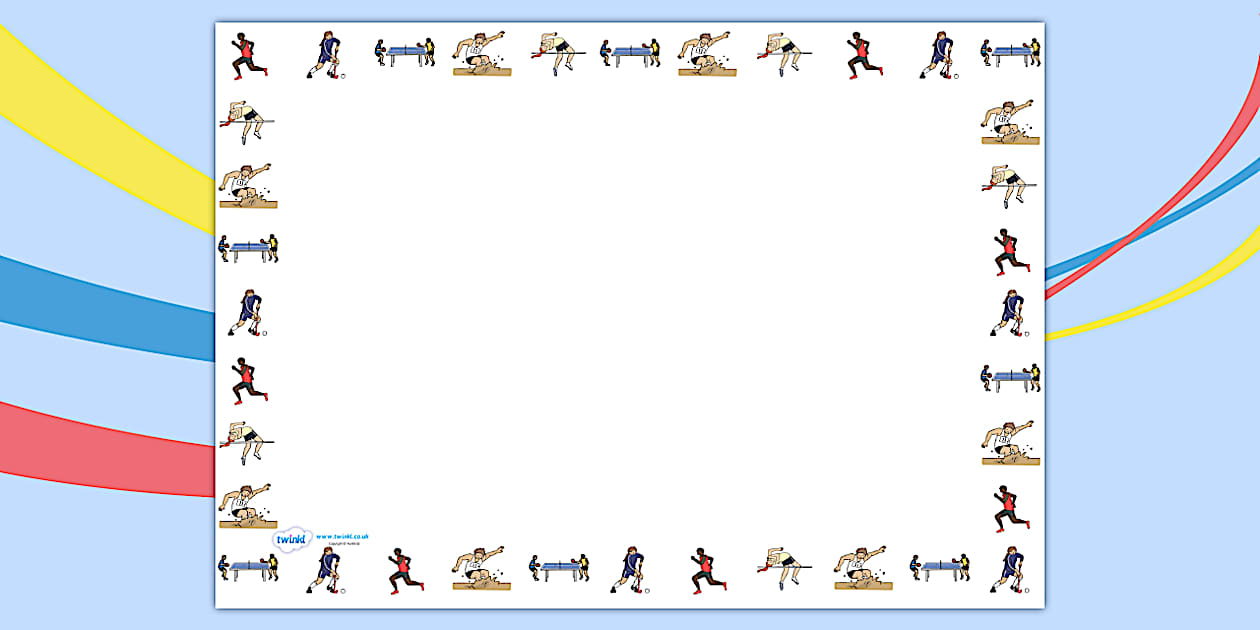 The Commonwealth Games Page Borders Landscape (Teacher-Made)