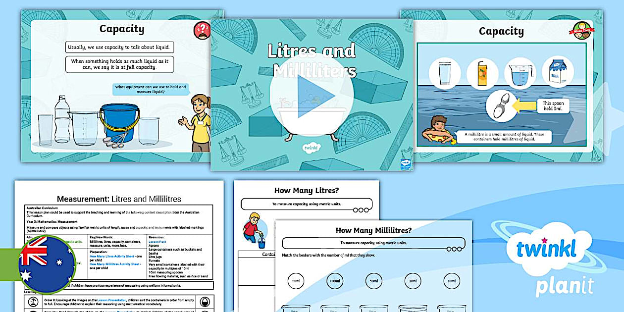 Year 3 Measurement: Measuring Capacity Lesson 1 - Twinkl