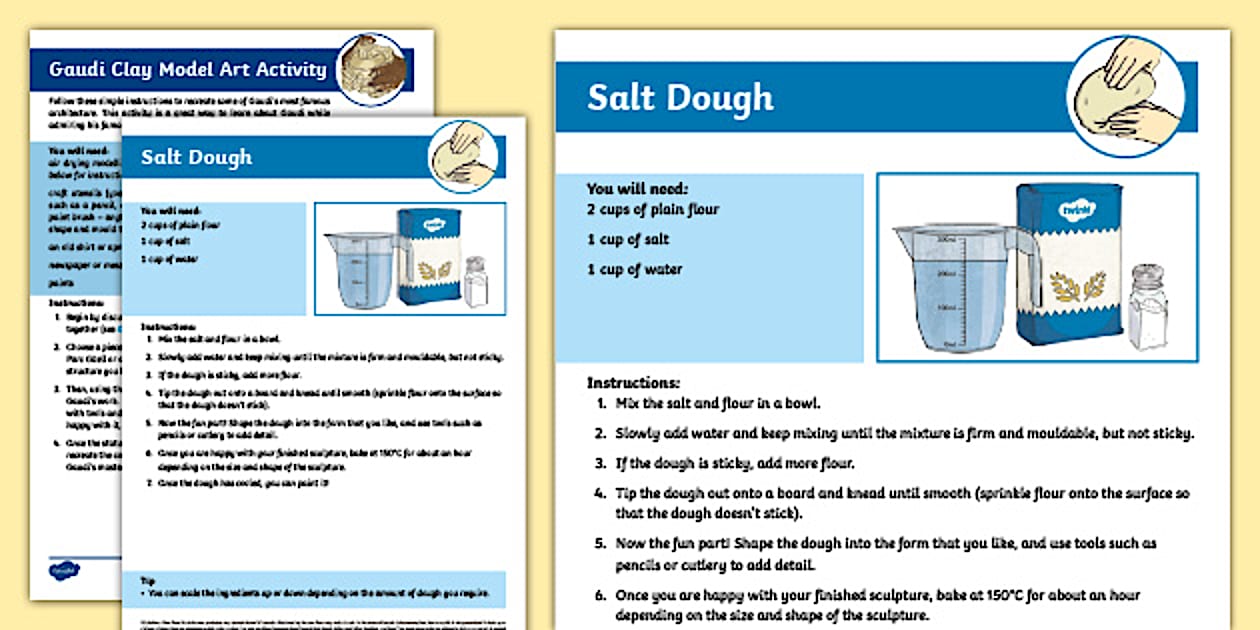 Gaudi Clay Art Activity - Antoni Gaudi Model Activity
