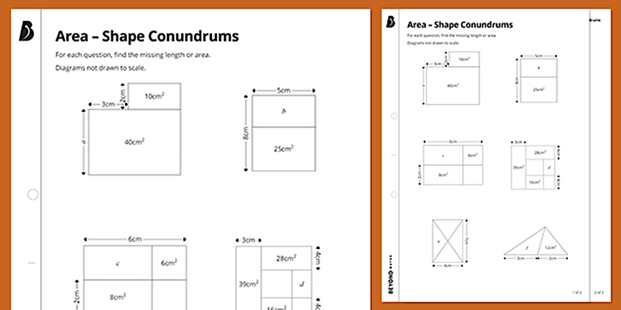 👉 Area - Shape Conundrums | KS3 Maths | Beyond - Twinkl