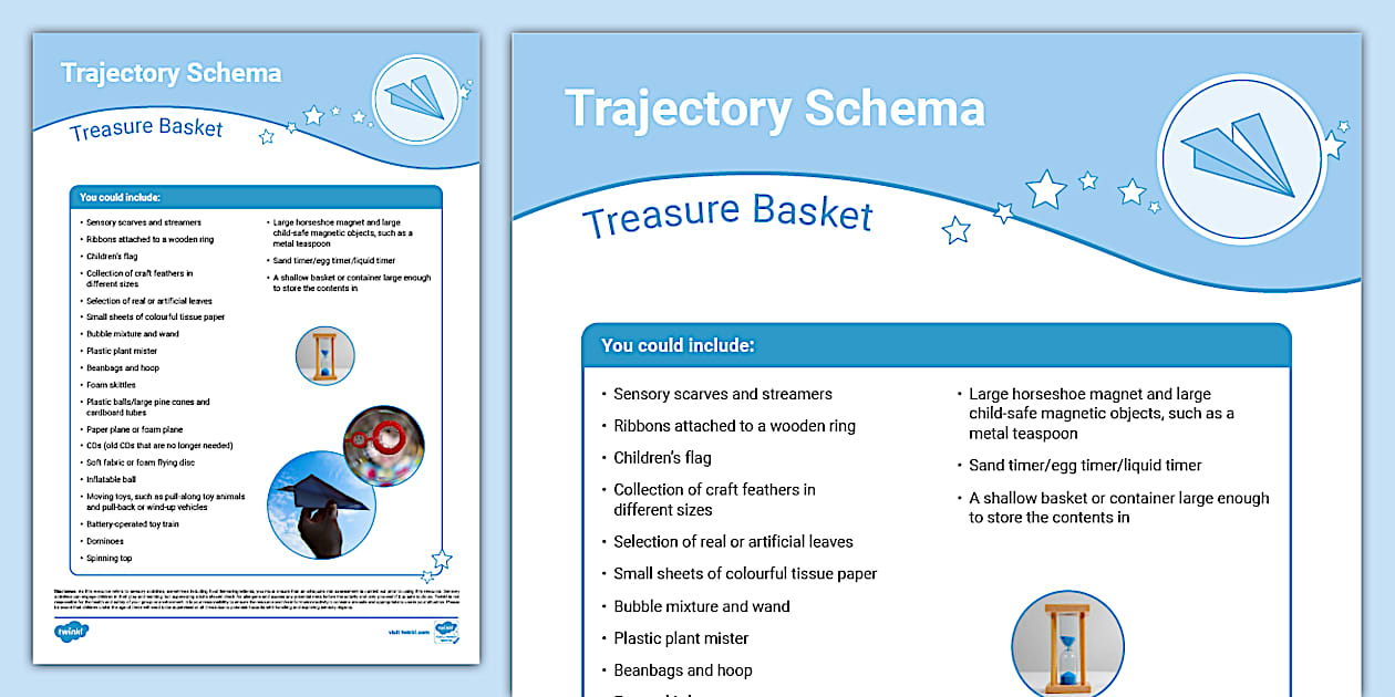 Trajectory Schema Treasure Basket Ideas | Twinkl - Twinkl