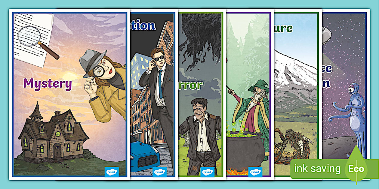 Narrative Genre Display Posters - Twinkl