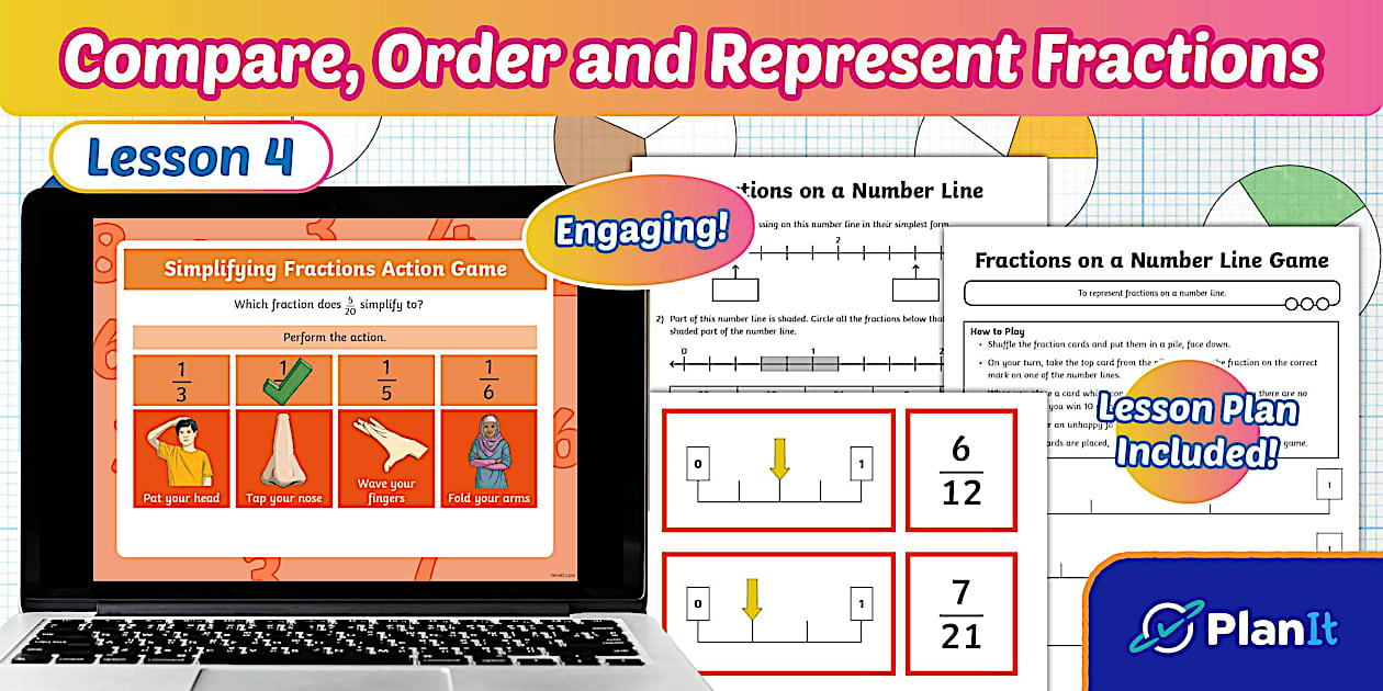 Yr 6 Number: Compare, Order and Represent Fractions Lesson 4