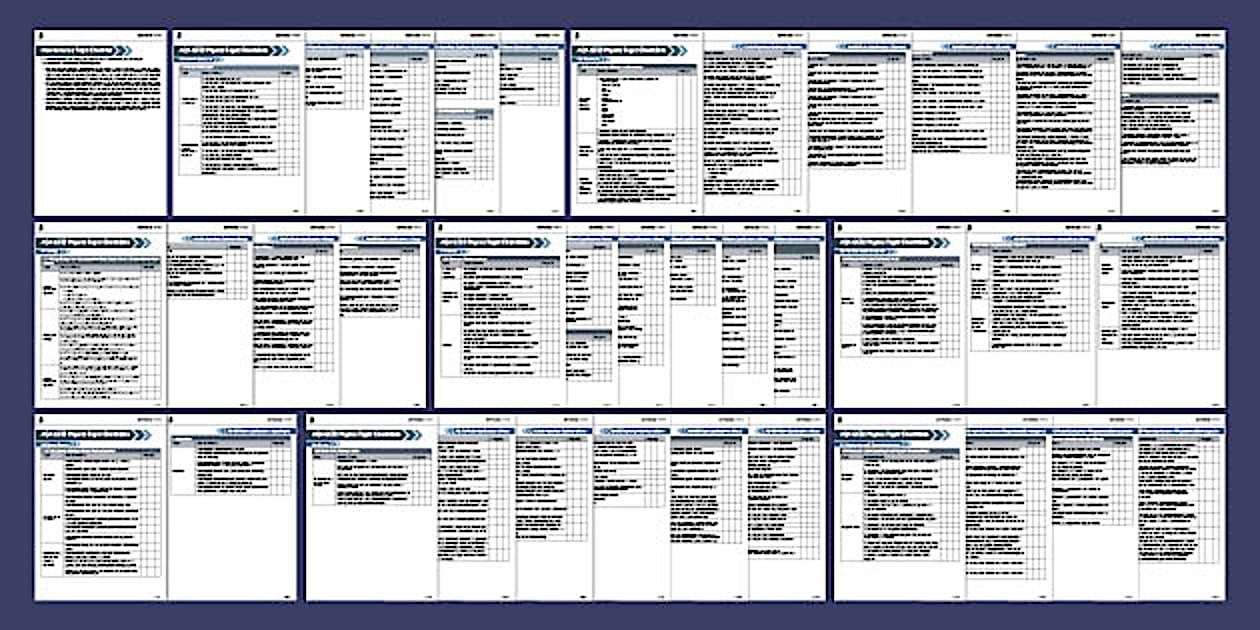 GCSE Physics Student Progress Sheets Pack (teacher made)