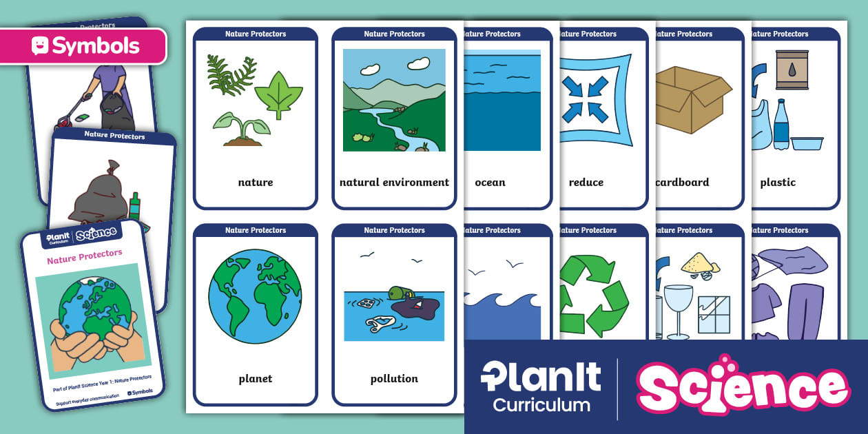 Twinkl Symbols: Nature Protectors: Year 1: Flashcards