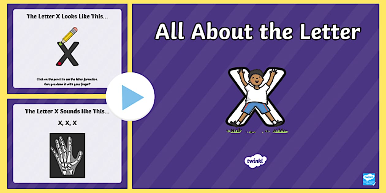 All About The Letter X PowerPoint (teacher made) - Twinkl