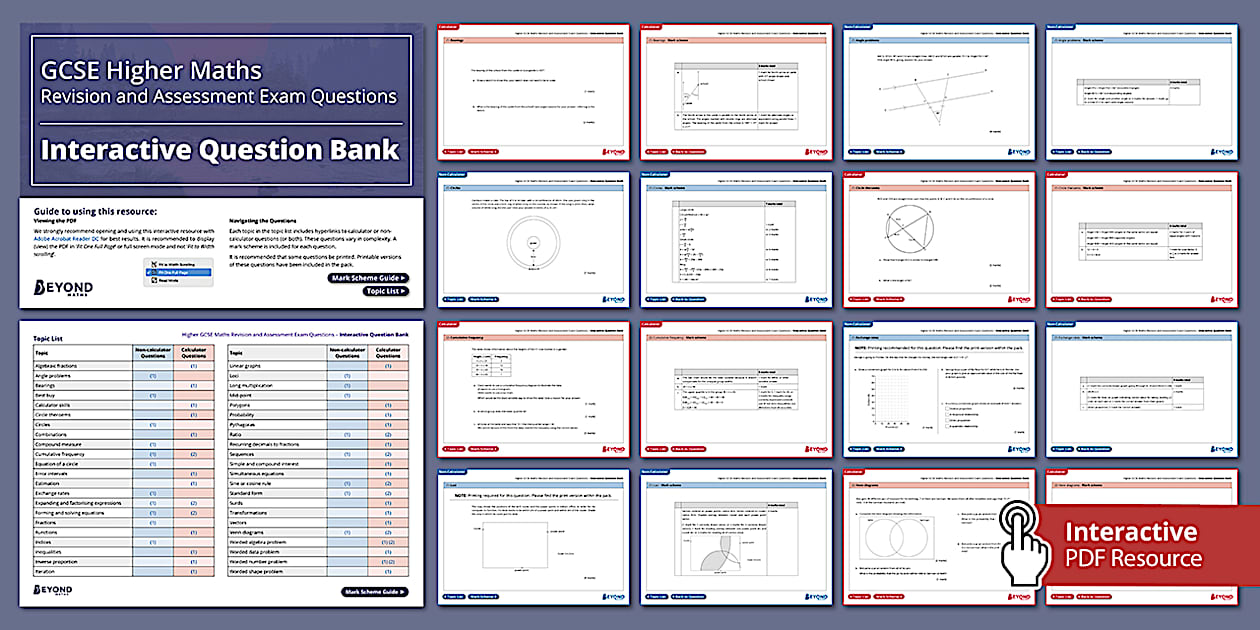 👉 Higher GCSE Maths Revision Topics | Beyond Revision