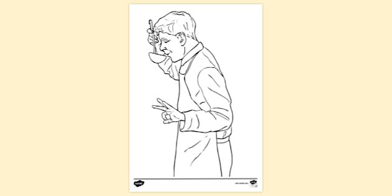 Cook Colouring Sheet - Primary Resources (teacher made)