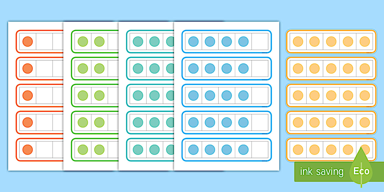 Editable 5 Frame Flashcards (teacher made) - Twinkl