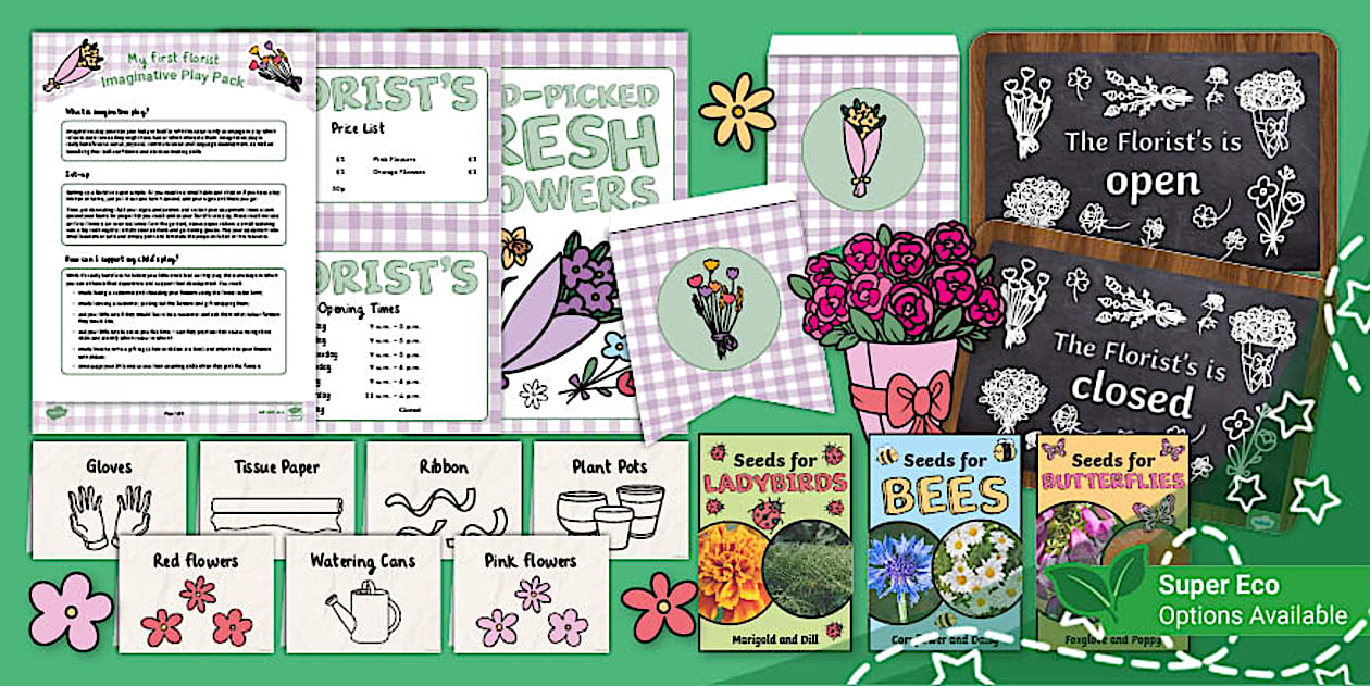 FREE! - My First Florist Imaginative Play Pack - Twinkl FREE! - My First Florist Imaginative Play Pack - Twinkl