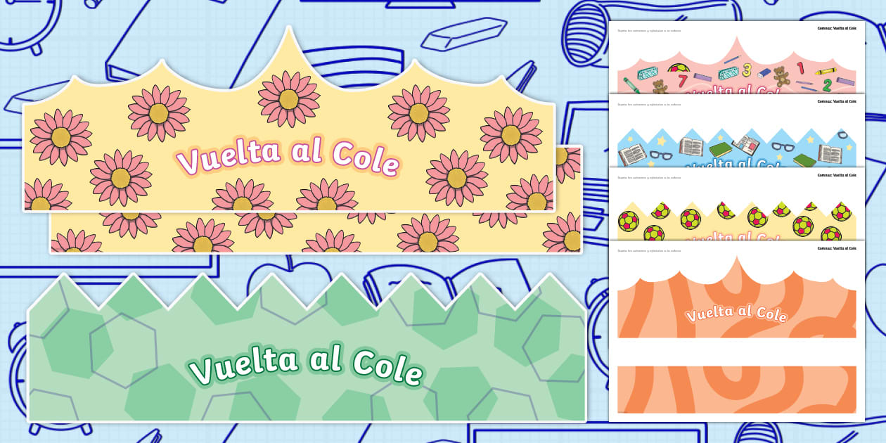 Coronas: vuelta al cole (teacher made) - Twinkl