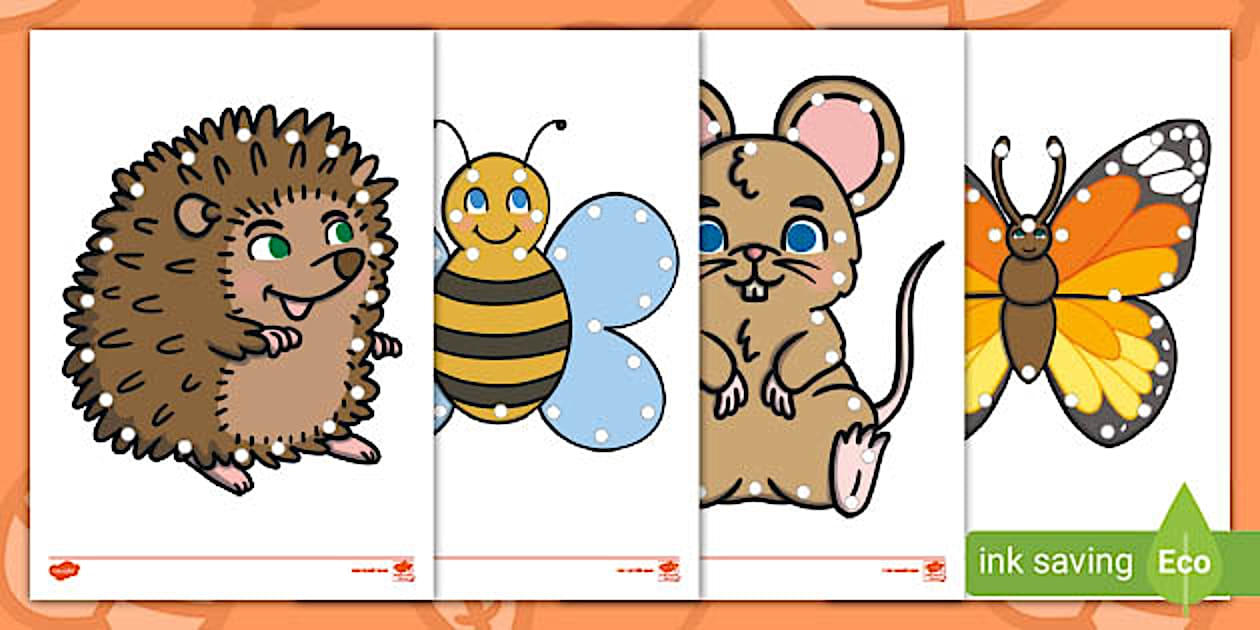 Hibernating Animals Lacing Cards (Teacher-Made) - Twinkl