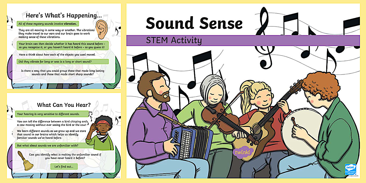 Sound Sense STEM Activity PowerPoint - Twinkl