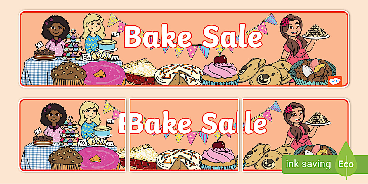 Bake Sale Banner