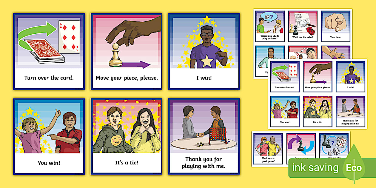 EAL Board Game Communication Cards (teacher made) - Twinkl