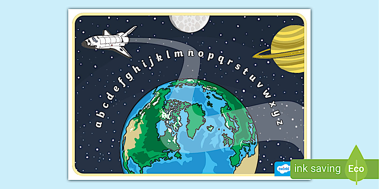 Space Alphabet Arc (teacher made) - Twinkl