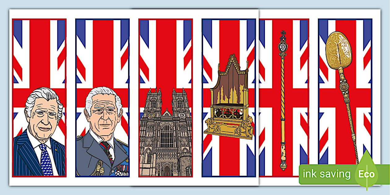 King Charles lll Coronation Bookmarks (teacher made)