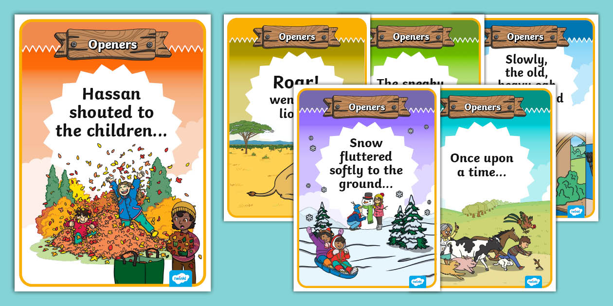 Openers Display Posters (teacher made) - Twinkl