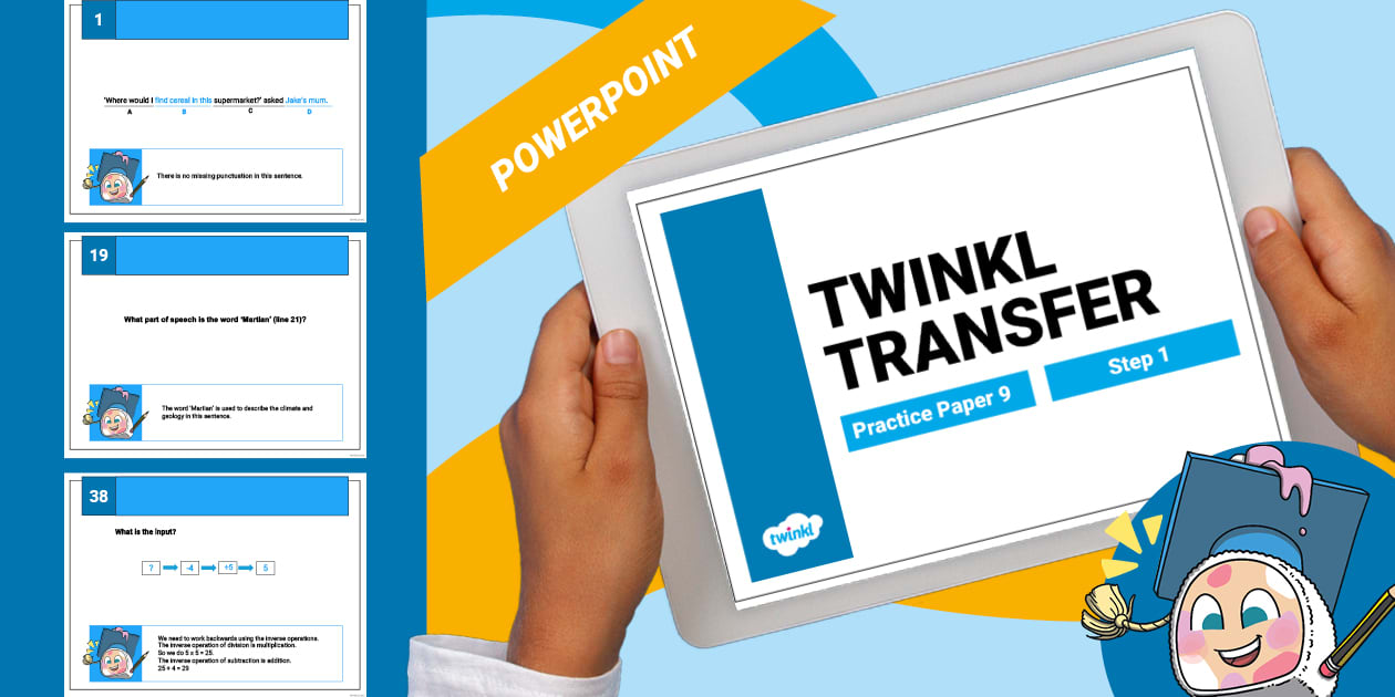 Transfer Test Step 1 Paper 9 PowerPoint